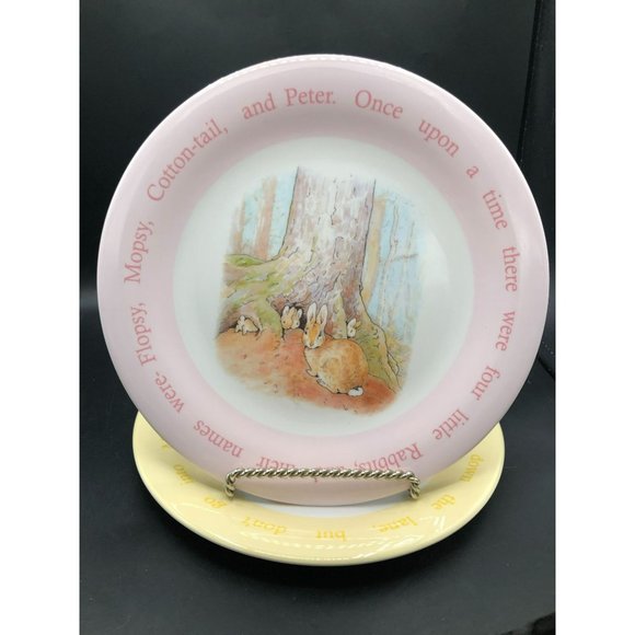 Pottery Barn Kids | Dining | 2 Pottery Barn Kids Beatrix Potter Classic ...